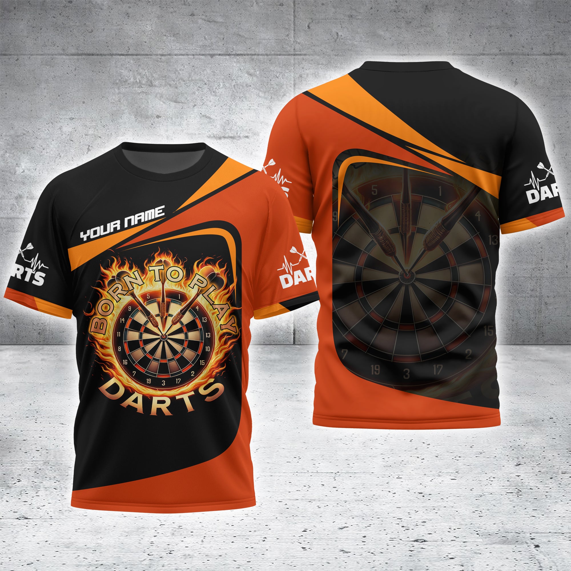 Custom Darts T Shirt Personalized Team Apparel Gift for Dart Players 3 ...