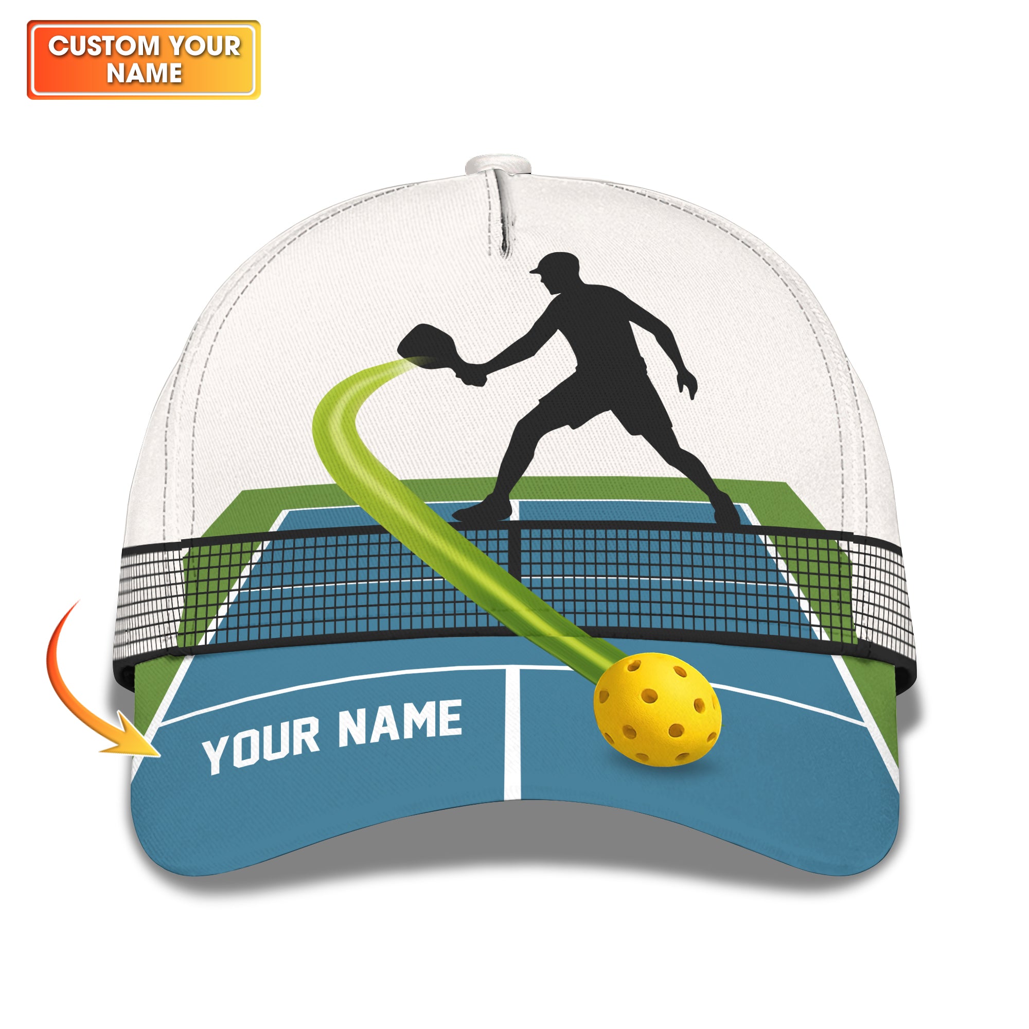 Custom Pickleball Hat, Personalized Pickleball Cap For Players, Funny ...